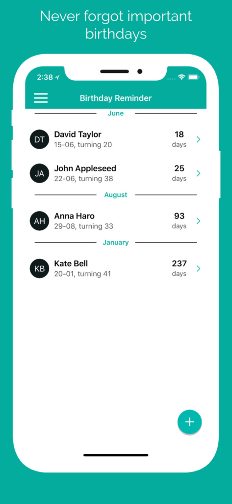 Smart Birthday Reminder - AppAspect