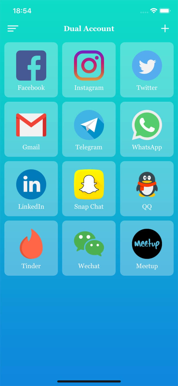 Dual Accounts - Multi Social - AppAspect