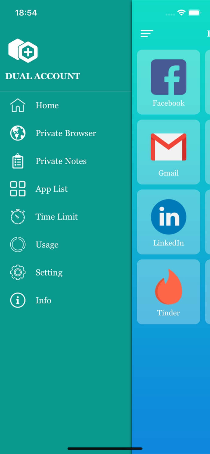 Dual Accounts - Multi Social - AppAspect